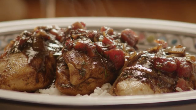 Braised Balsamic Chicken - Nami Moon Farms - Custer, WI : Nami Moon Farms