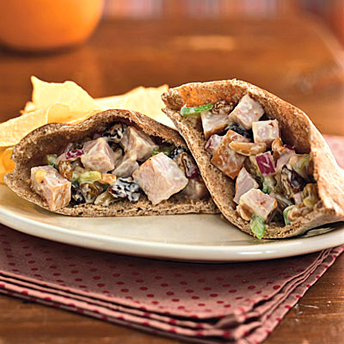 Dried Cherry, Toasted Almond Turkey Salad Sandwiches - Nami Moon Farms ...